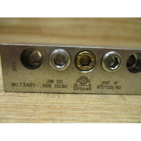 DropsA SMX-08 Modular Distributor Divider Block SMX08 (Pack of 2) - Used