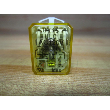 IDEC RY4S-ULC-AC120V Relay RY4S-ULC-120V AC 120VAC - New No Box