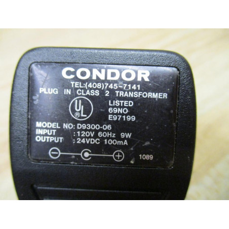 Condor D9300-06 Power Adapter D930006 - Used