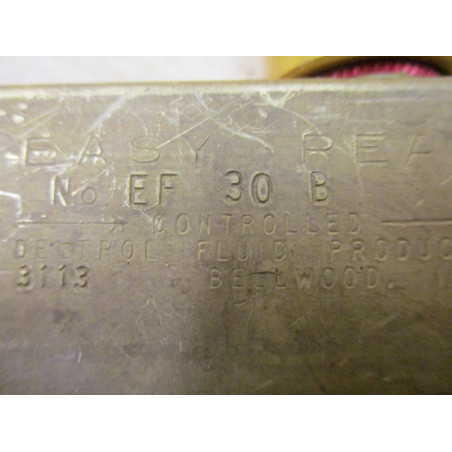 Deltrol EF 30 B Easy Read Flow Control Valve EF30B - Used