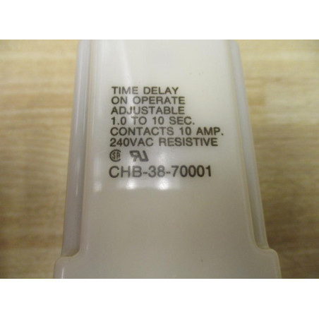 Potter & Brumfield CHB-38-70001 Time Delay Relay CHB3870001 10A - New ...