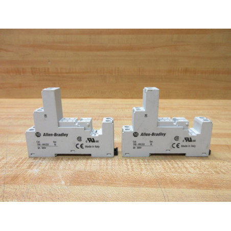 Allen Bradley 700-HN222 Relay Socket 700HN222 WO Clip (Pack of 2) - New ...