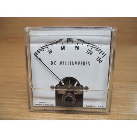 Simpson 1227 0-150 DC MA Panel Meter