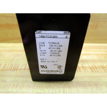 Allen Bradley 1492-PD3C263 Power Distribution Block 1492PD3C263 - New ...