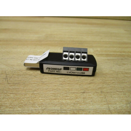 Omega LVCN414-USB USB Connection Configuration LVCN414USB
