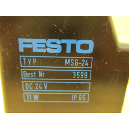 Festo MSG-24 Coil And Connector 3599 Coil Only - New No Box
