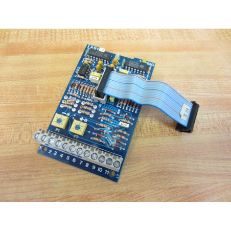 SIEI ECS 1285-1 AGy Board ECS12851 wRibbon Cable - Used