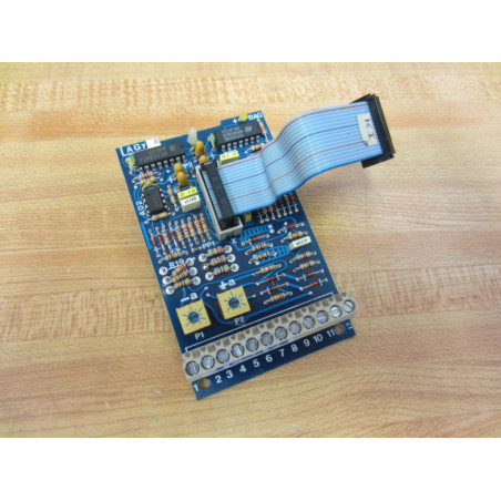 SIEI ECS 1285-1 AGy Board ECS12851 wRibbon Cable - Used