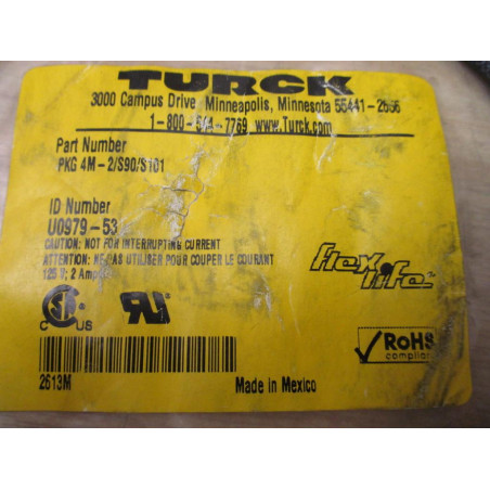 Turck PKG 4M-2S90S101 Flex Life Cordset U0979-53