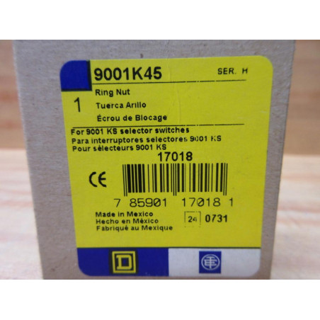 Square D 9001-K45 Pushbutton Ring Nut 9001K45