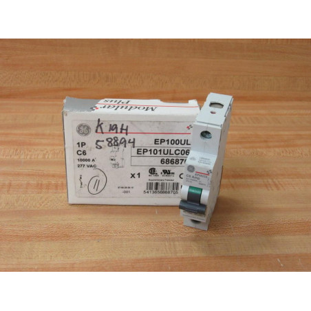 General Electric EP101ULC06 C6A Circuit Breaker 686870