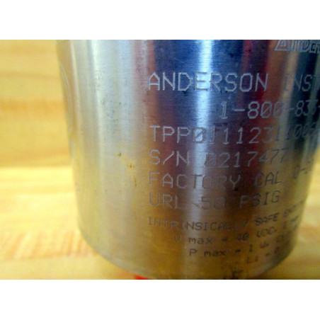 Anderson Instrument TPP011123110065 Transmitter - Used