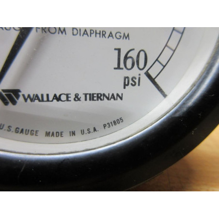 Wallace & Tiernan P31805 Pressure Gauge 0-160 - New No Box