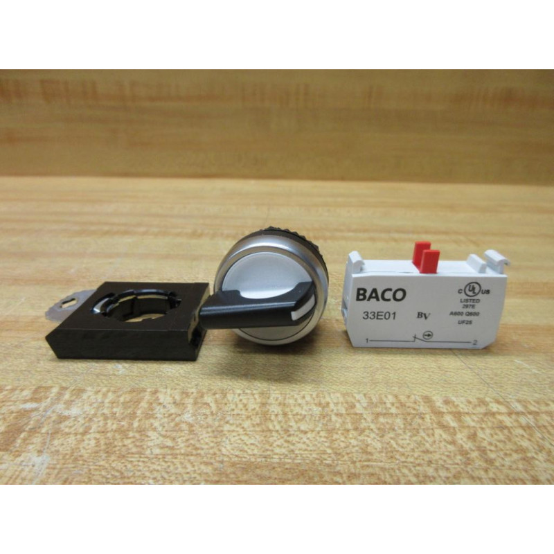 Baco L21KA03-3E01 Selector Switch L21KA033E01