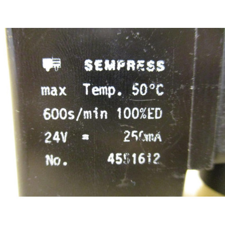 Sempress 4551612 Valve Coil - New No Box