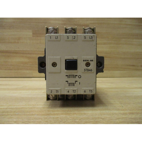 Siemens 3TB46 17-0A Contactor 110V 60Hz, 92V 50HZ - Used