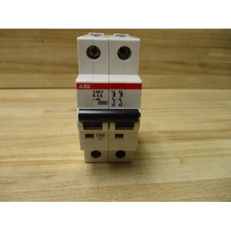 ABB S202P-K4A 4 AMP Circuit Breaker S202P-K4 - New No Box