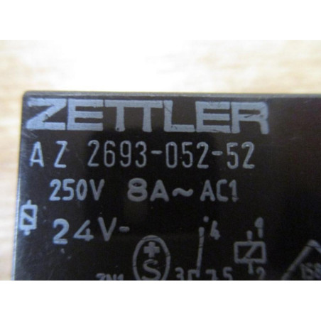 Zettler AZ2693-052-52 Relay AZ269305252 - New No Box
