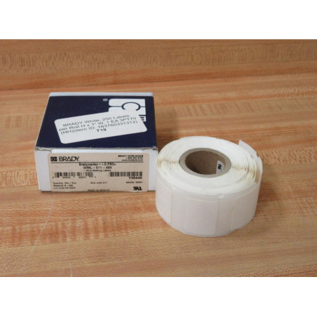 Brady WML-511-499 Wire Marking Label 32631 Y35449 (Pack of 250)