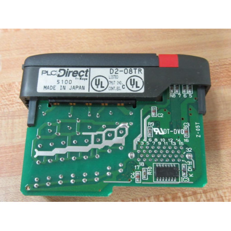 Automation Direct D2-08TR Directlogic Relay Output Module D208TR wBlack ...