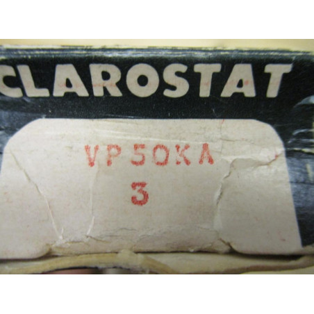 Clarostat VP-50-KA Resistor VP50KA 3 Ω