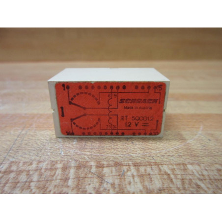 Schrack RT-500012 Relay 500012 - New No Box