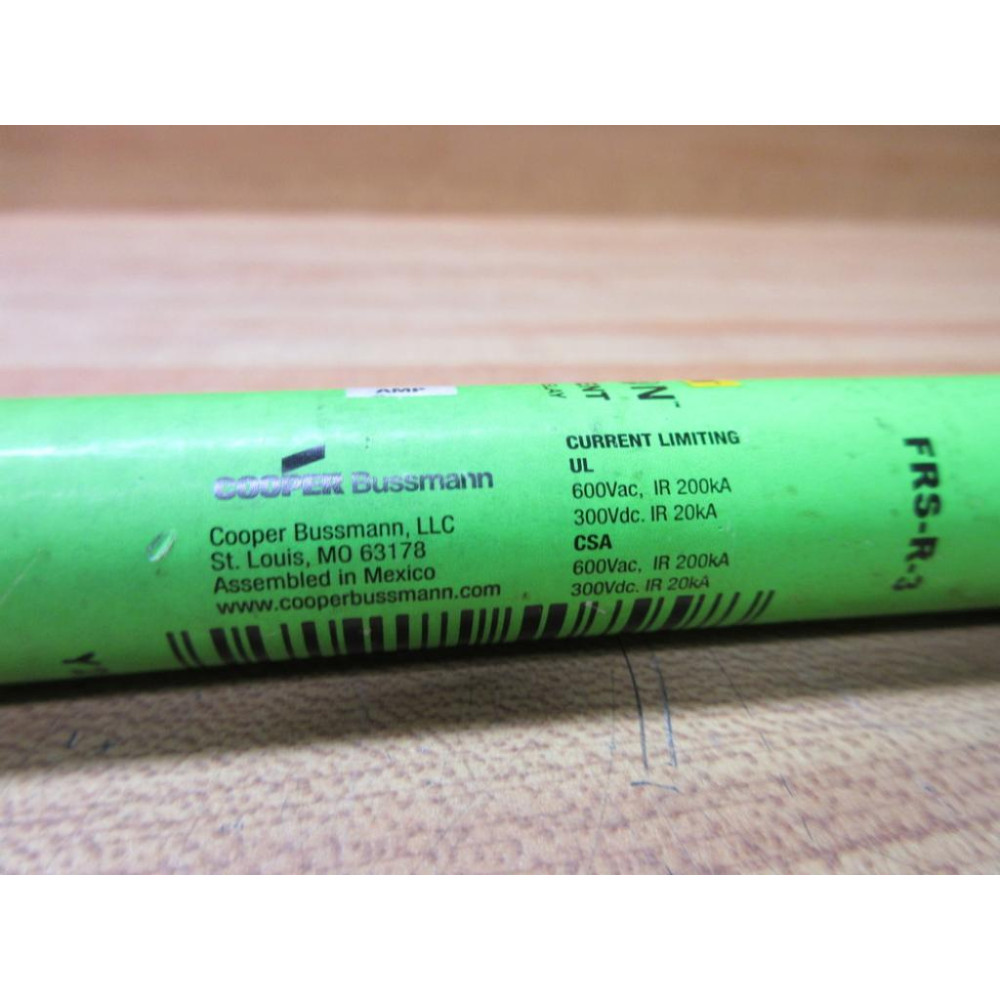 Buss FRS-R-3 Bussmann Fuse Cross Ref 6C213 Energy Efficient (Pack of 6 ...