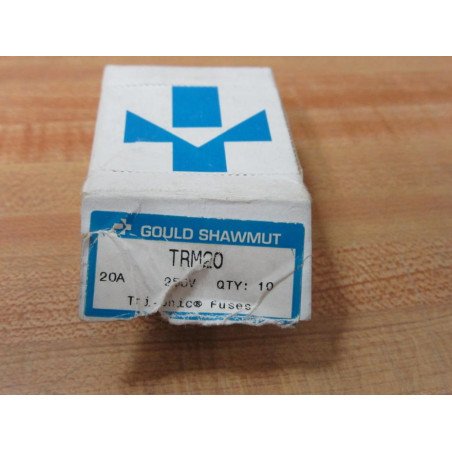Gould Shawmut Ferraz Mersen TRM20 Fuse Cross Ref 540N57 (Pack of 10)