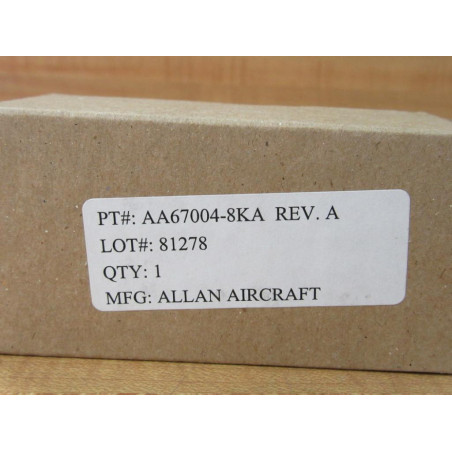 Allan Aircraft AA67004-8KA Butt Weld 12" Flare Fitting AA670048KA