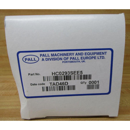 Pall HC0293SEE5 Reservoir Breather Filter TAD460