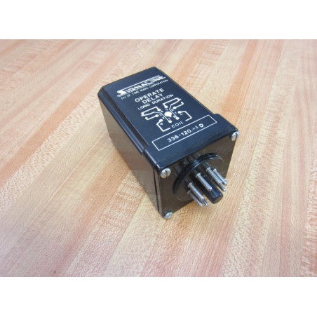 Signaline 336-120-10 Operate Delay Relay 33612010 - Used