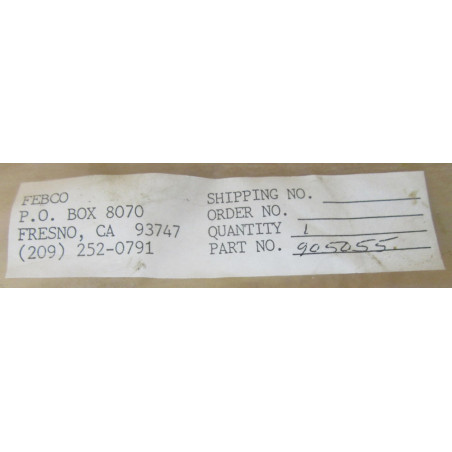 Febco 905055 Check Valve Repair Kit WO O-Ring