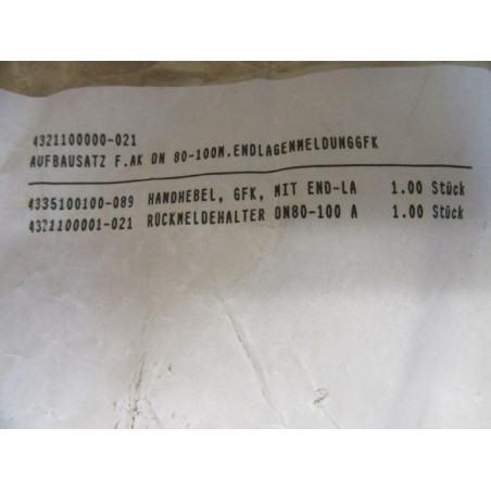 Kieselmann 4321100000-021 Butterfly Valve Handle