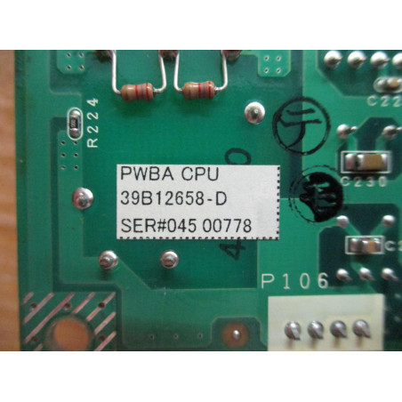 8545P10152-B PWBA CPU Board 39B12658-D - Used