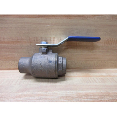 Nibco MSS SP-110 Ball Valve MSSSP110 1 Solder Weld - New No Box