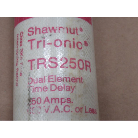 Gould Shawmut Ferraz Mersen TRS250R Fuse Cross Ref 4YZP6 - Used