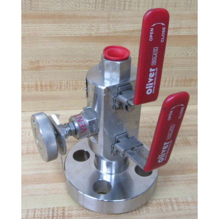 Oliver Valves DBBDSX501500RF50F50FPPFSHLNACEPK Double Block & Bleed ...