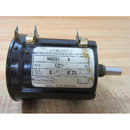 Beckman MODEL A Helipot Potentiometer MODELA - Used