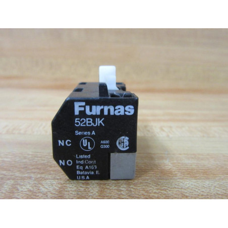 Furnas 52BJK Two Pole Contact Block N.O. N.C. wo Screw (Pack of 2 ...