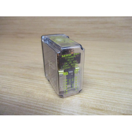 MSD 219ABAPL 24-28VDC Magnecraft Struthers Dunn Relay - New No Box