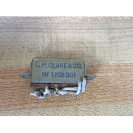 CP Clare HF1208D01 Blue Bead Relay 3310302-2 (Pack of 6) - Used