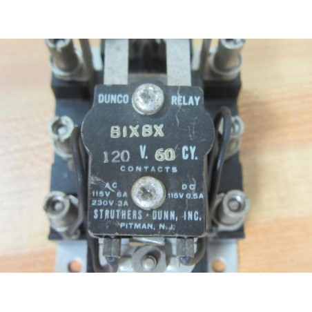 Struthers Dunn B1XBX Dunco Relay BIXBX 120V - New No Box
