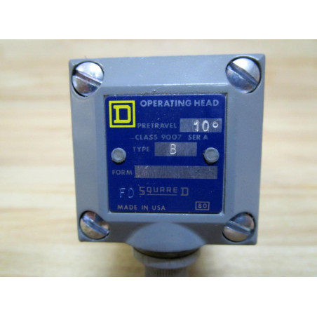 Square D 9007-C54B Limit Switch 9007C54B