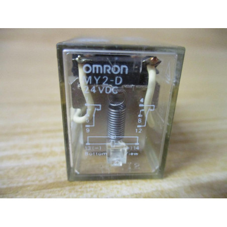 Omron MY2-D-24V DC Relay MY2-D-24VDC - New No Box