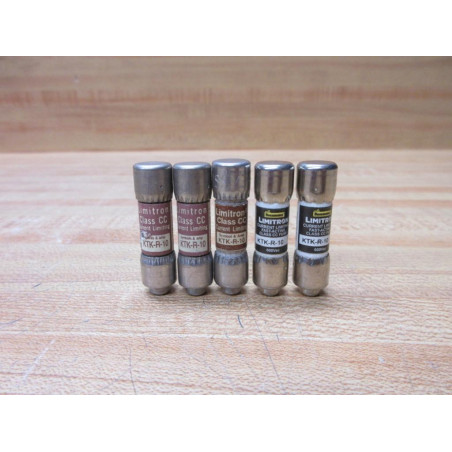 Buss KTK-R-10 Bussmann Fuse Cross Ref 4XC25 (Pack of 5) - New No Box