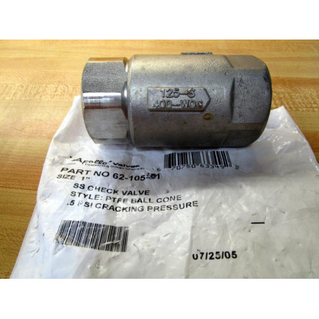 Apollo 62-105-01 Conbraco SS Check Valve 6210501