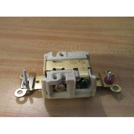 Hubbell HBL5261IWR Single Receptacle