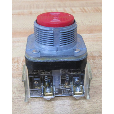 Allen Bradley 800T-A Push Button 800TA Red,W 800T-XD1 - New No Box