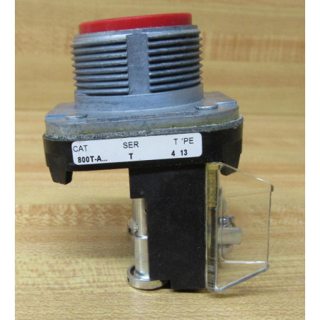 Allen Bradley 800T-A Push Button 800TA Red,W 800T-XD1 - New No Box