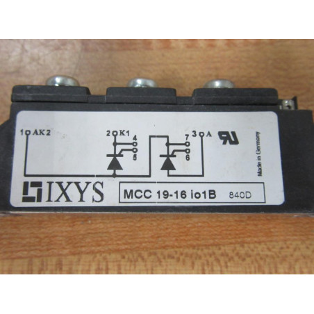 IXYS MCC 19-16 IO1B Thyristor Module MCC1916IO1B (Pack of 2) - Used
